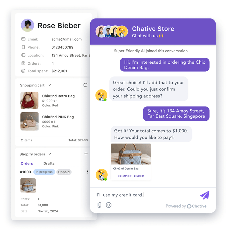 Chative | Engage Customers Online with Live Chat & Chatbots