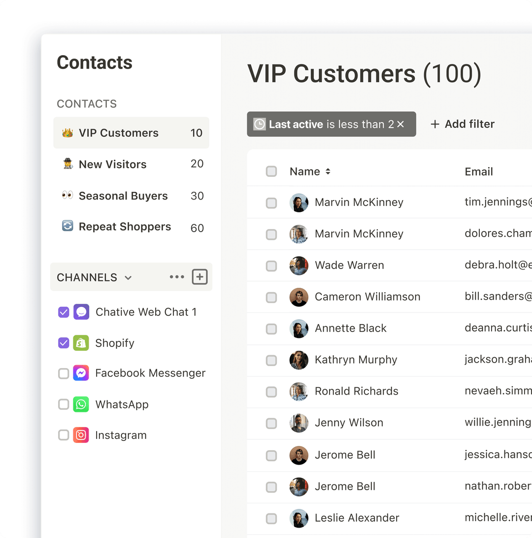 Chative | Engage Customers Online with Live Chat & Chatbots