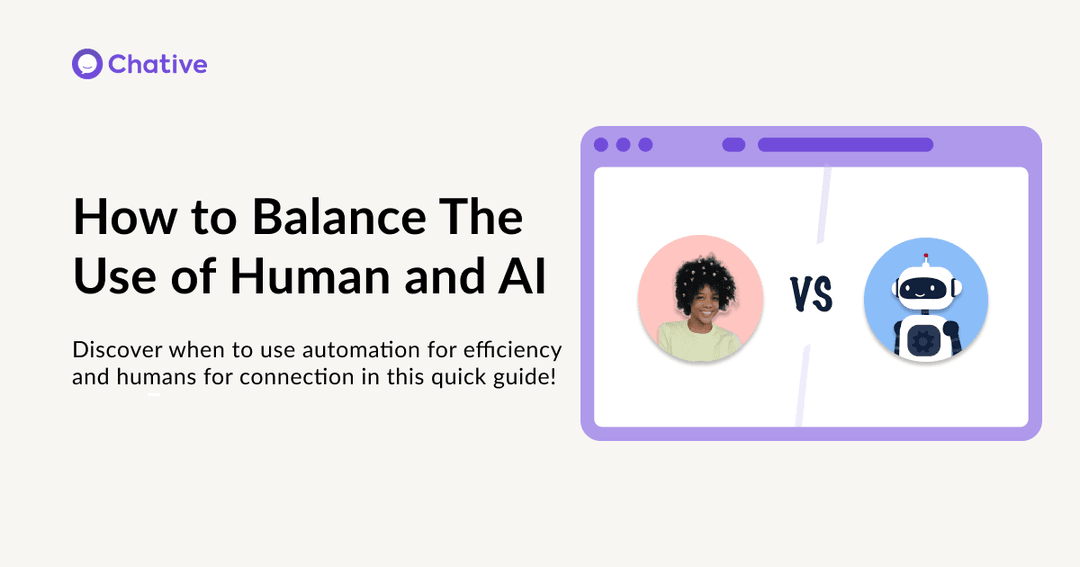 How to Balance the Use of Human and AI AI Automation or Human Touch ...